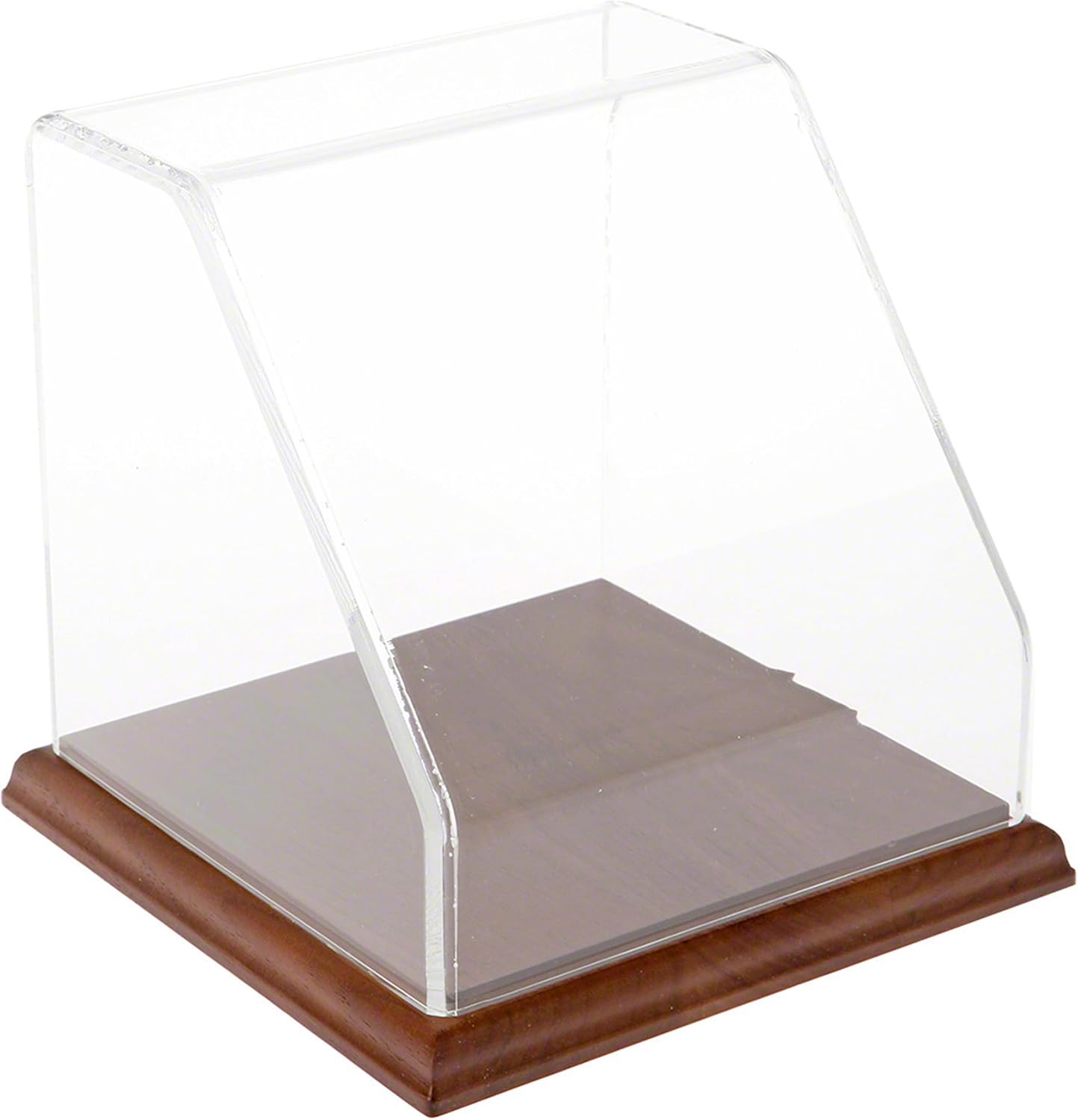 Amazon.com: Plymor Clear Acrylic Slanted Front Display Case with ...