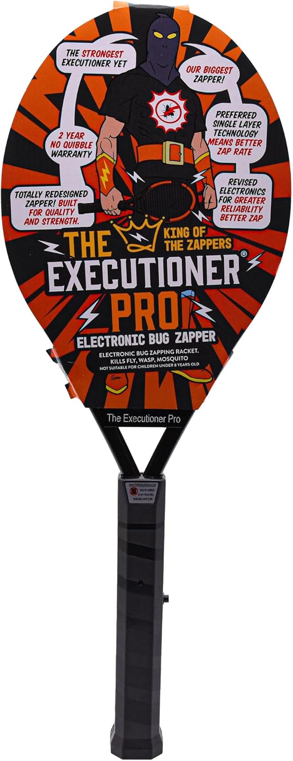 Amazon.com : The Executioner Pro Fly Killer Mosquito Swatter Racket ...