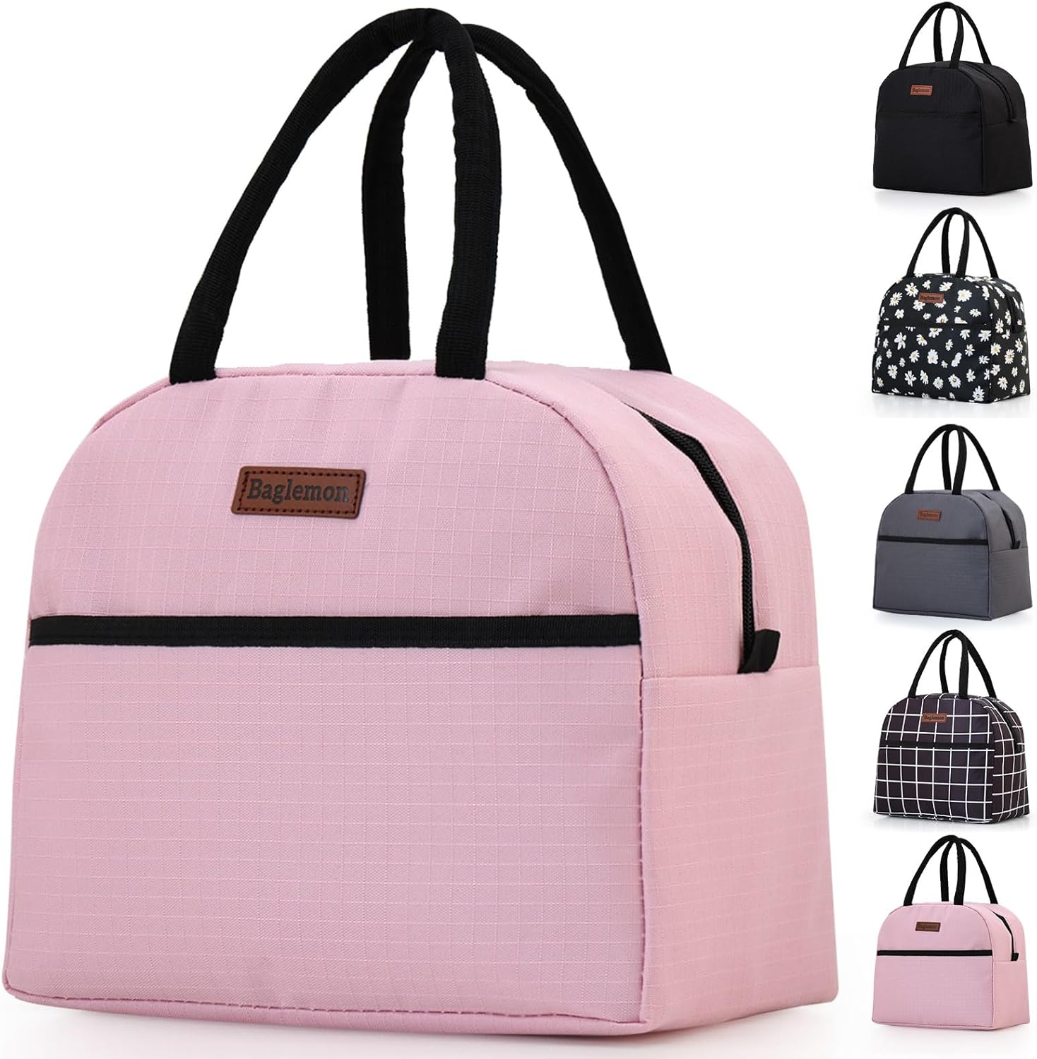 Amazon.com: Baglemon Insulated Lunch Bag for Women Men, Lunch ...