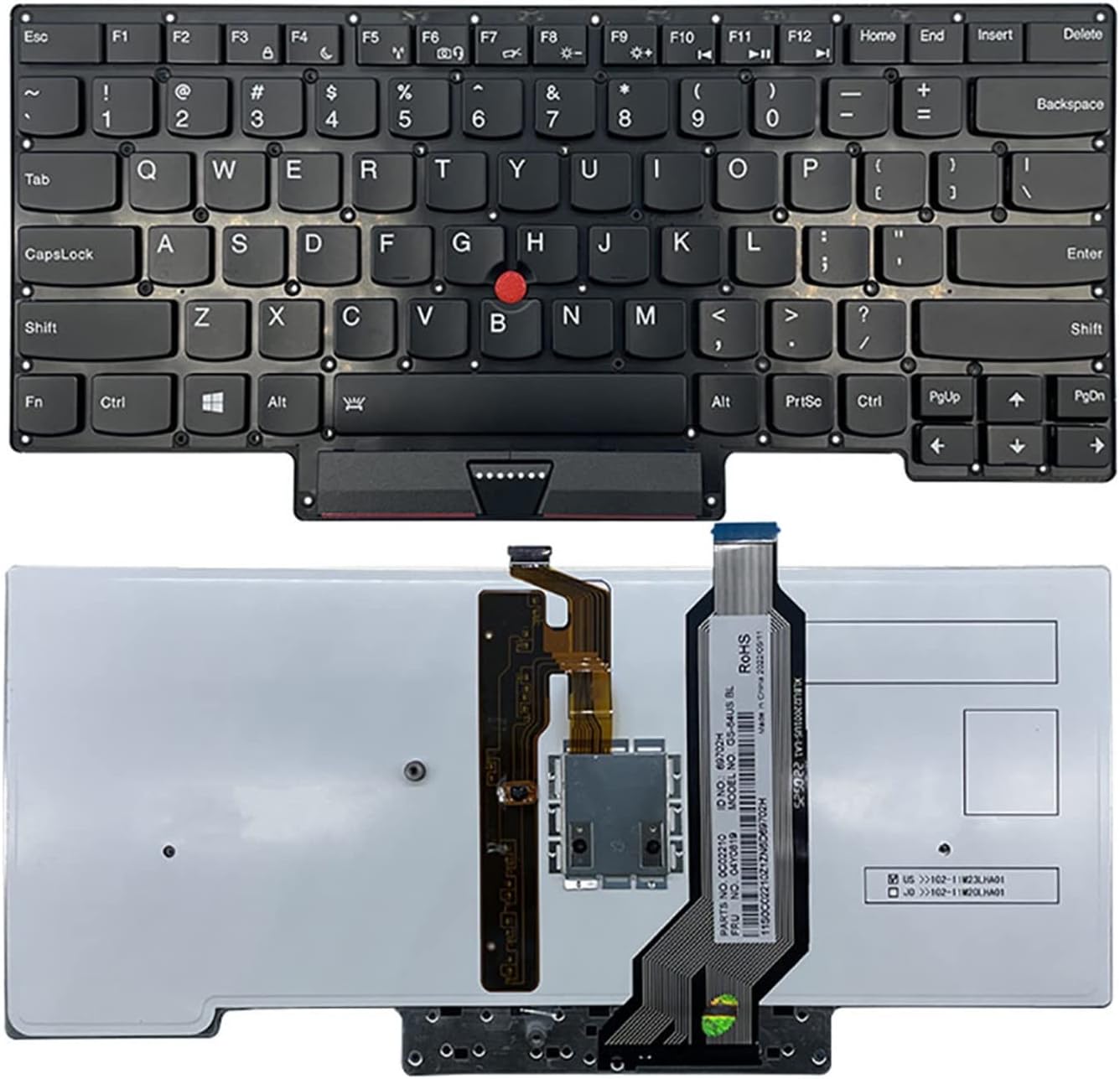 Amazon.com: REMSEY New Keyboard with Backlit Compatible for Lenovo IBM ...