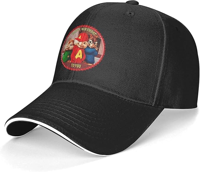 Yearinspace Unisex Baseball Cap Alvin and The Chipmunks Waschbar ...