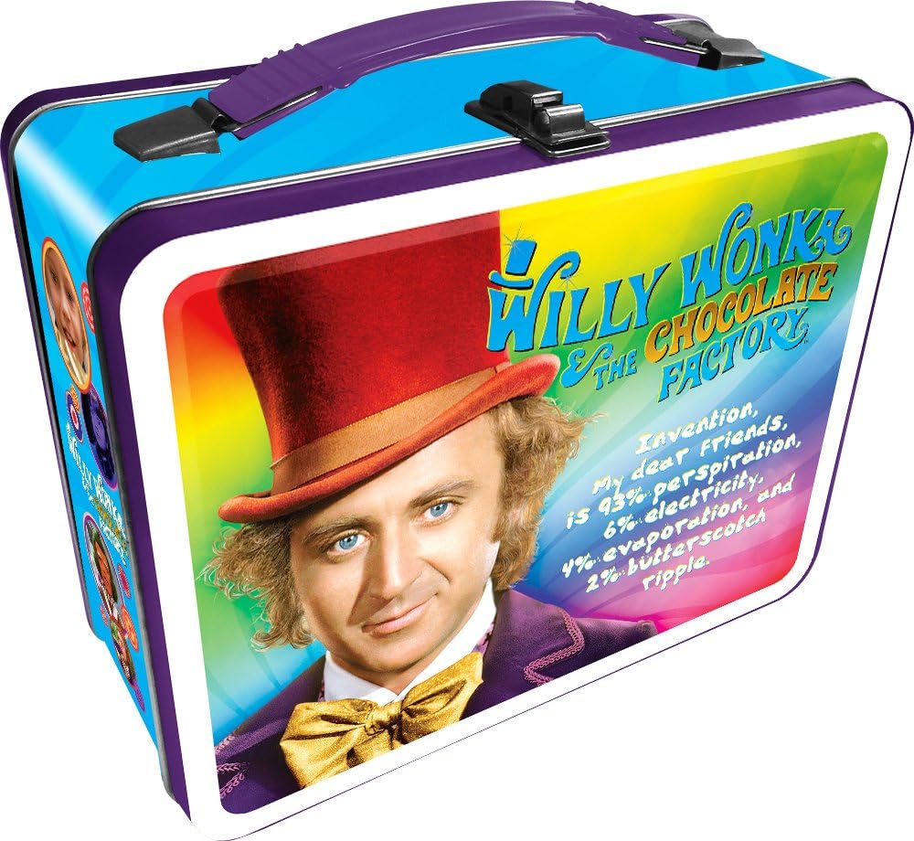 Amazon.com: Aquarius Willy Wonka Large Gen 2 Tin Storage Fun Box : Toys ...