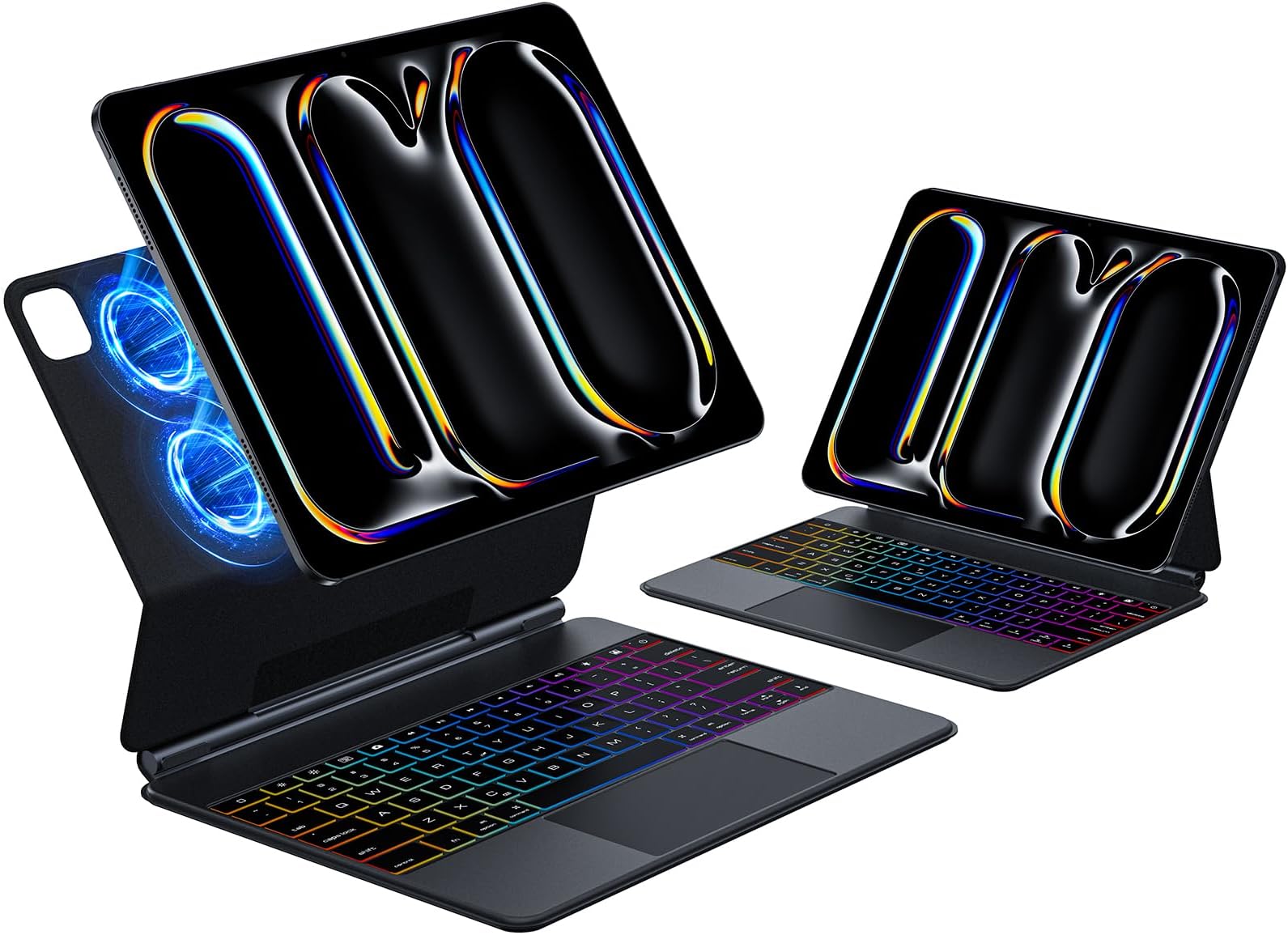 Amazon.com: IOASST Keyboard Case for iPad Pro 13 inch (M4) 2024, Magic ...