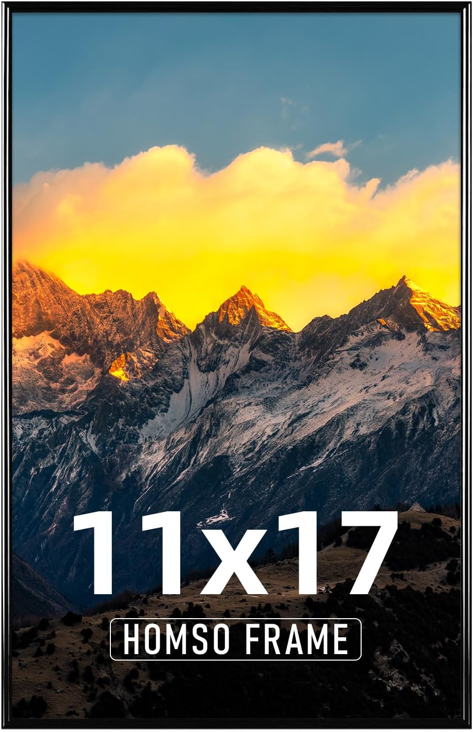 Amazon.com - MCS Picture Frames The ORIGINAL FORMAT FRONT-LOAD Black ...
