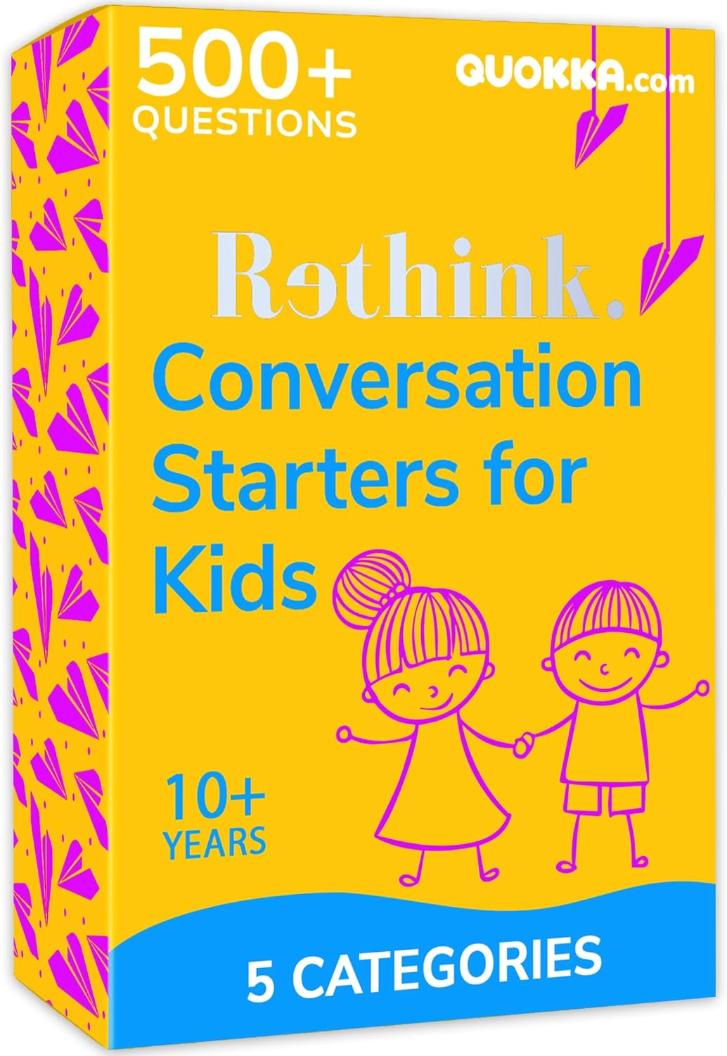 QUOKKA Rethink! Conversation Starters Card Game - Kids Original Version ...