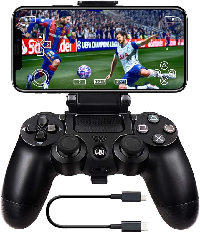 Amazon.com: 2 Pack PS4 Wireless Controller Phone Clip Mount Holder ...