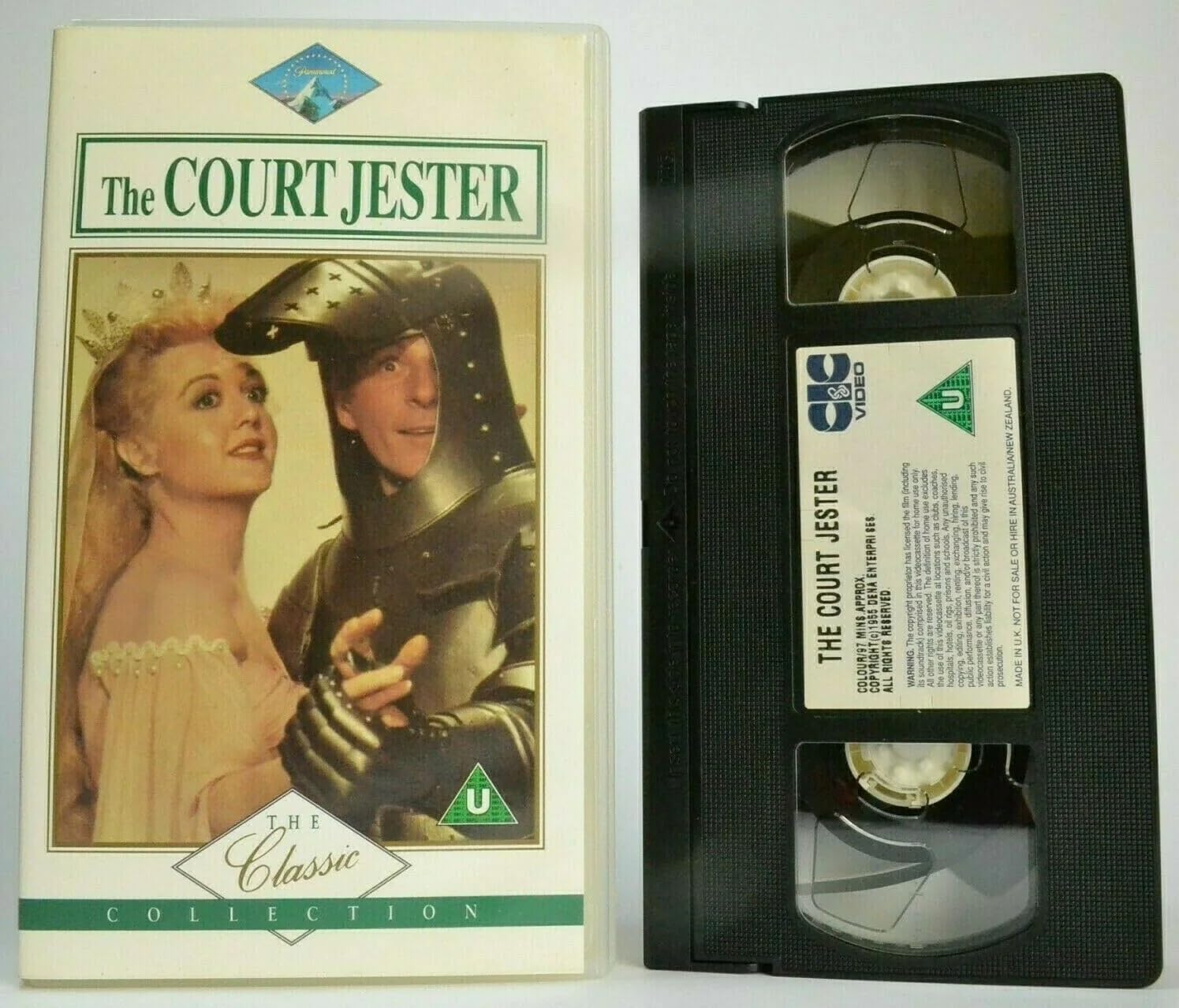 The Court Jester [VHS] : Danny Kaye, Glynis Johns, Basil Rathbone ...