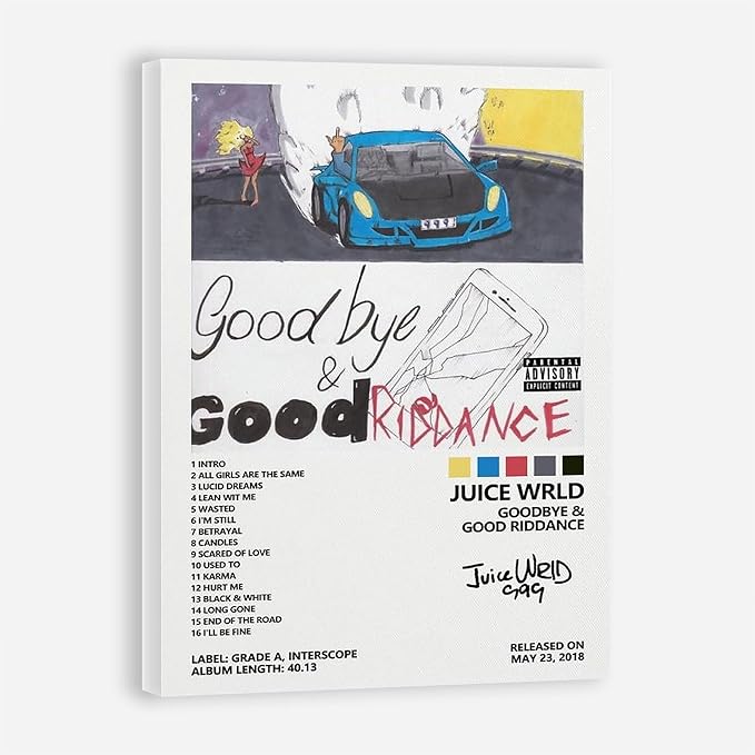 Amazon.com: Goodbye & Good Riddance Album Cover Poster For Bedroom ...