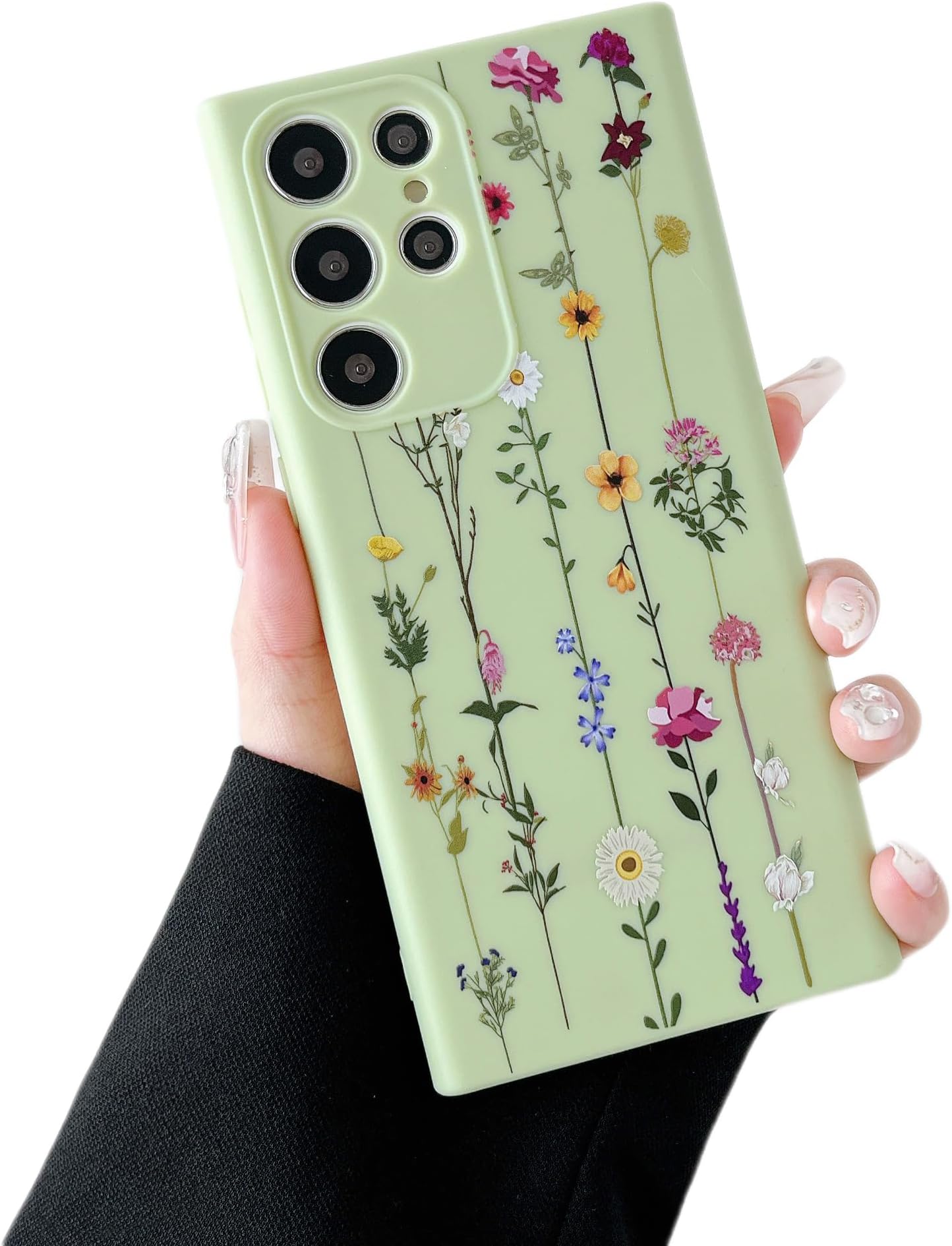 Amazon.com: ZTOFERA Floral Case for Samsung Galaxy S22 Ultra 5G,Cute ...