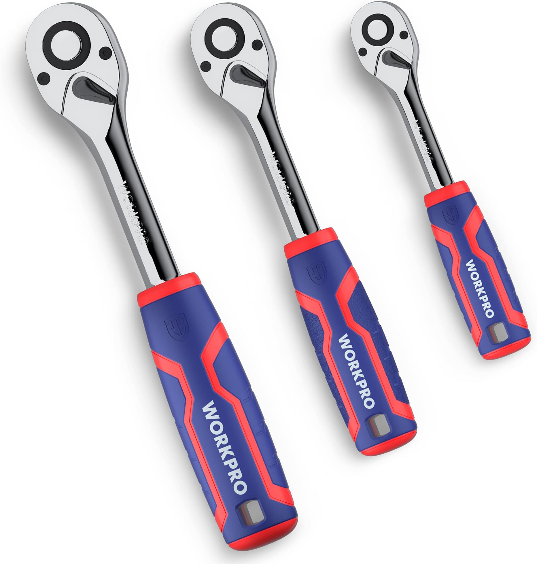 SATA 3-Piece Quick-Release Ratchet Set with Teardrop Head, Full ...