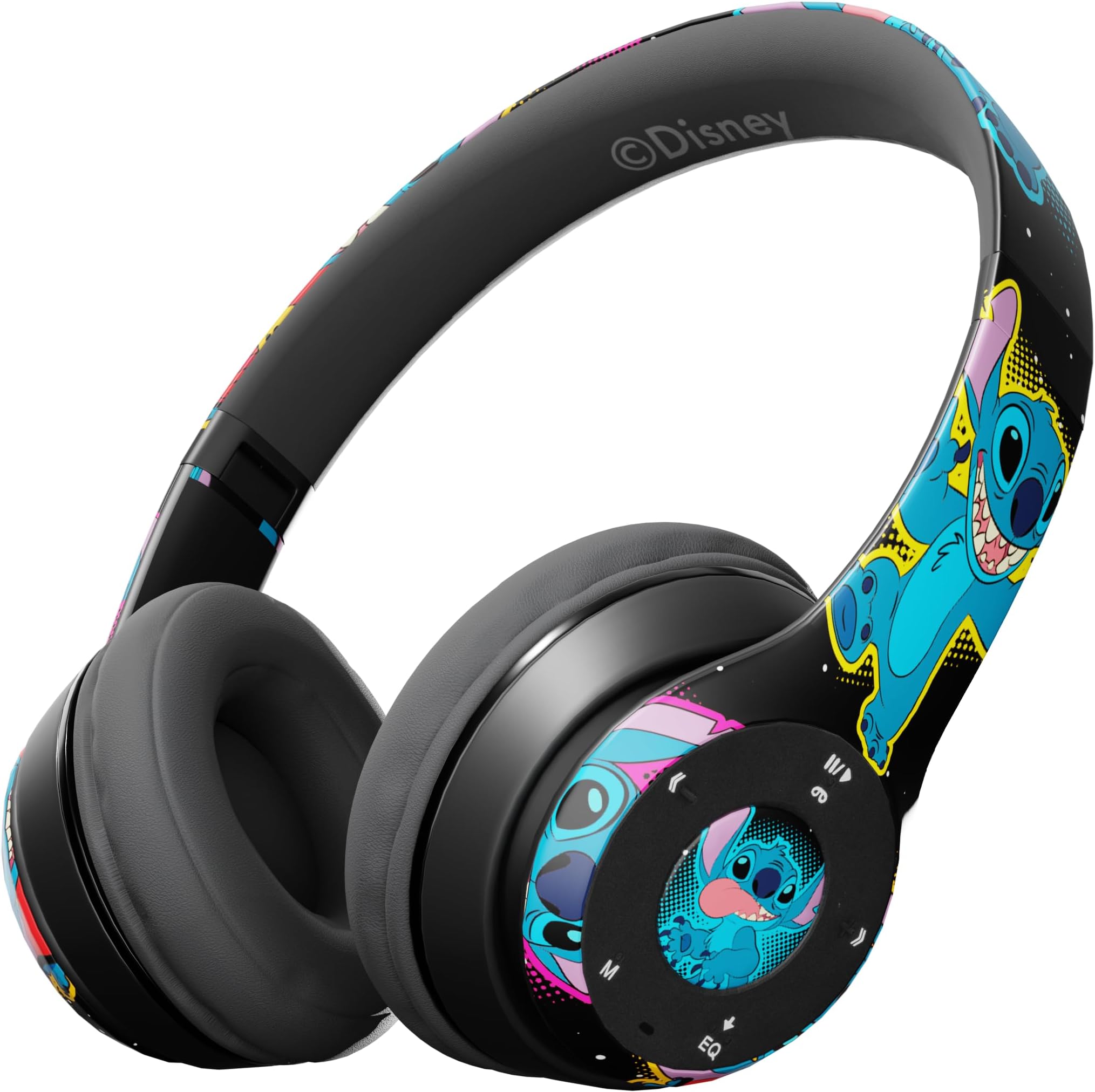 Amazon.com: iJoy Disney Lilo & Stitch Bluetooth Over-Ear Headphones ...