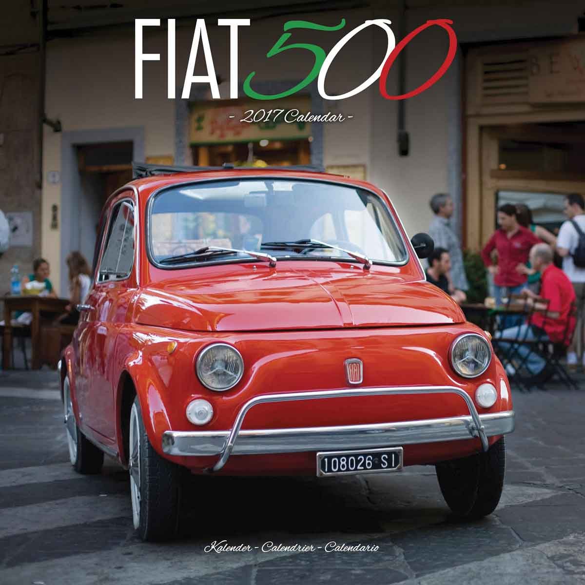 Fiat 500 Calendar - Calendars 2016 - 2017 Wall Calendars - Car ...