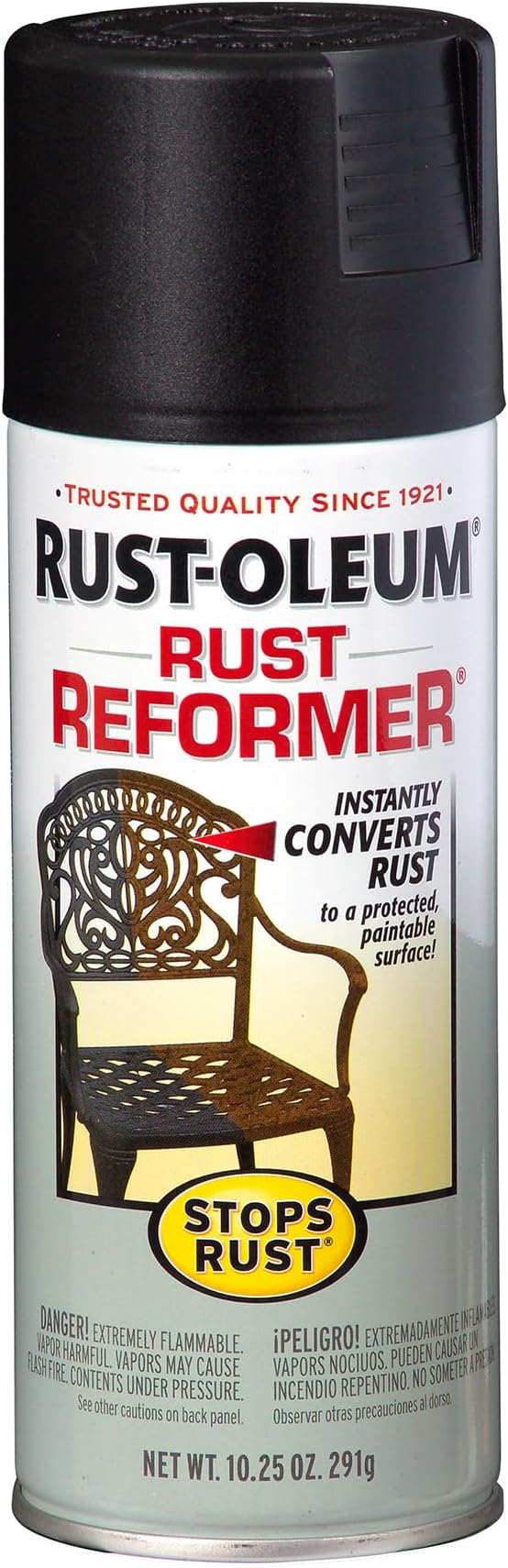 Rust-Oleum 215215 Stops Rust Rust Reformer Spray, 10.25 oz, Black - Vht ...