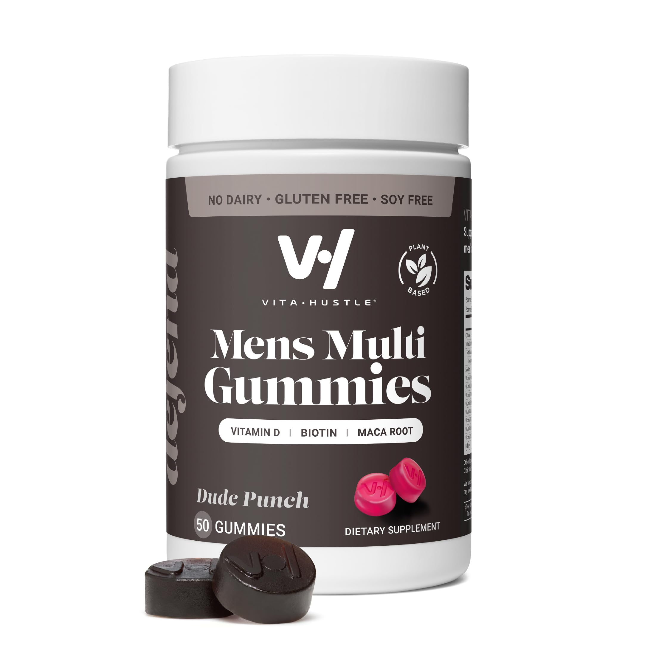 Amazon.com: VitaHustle Mens Multivitamin Gummies, Vegan, Biotin, Maca ...