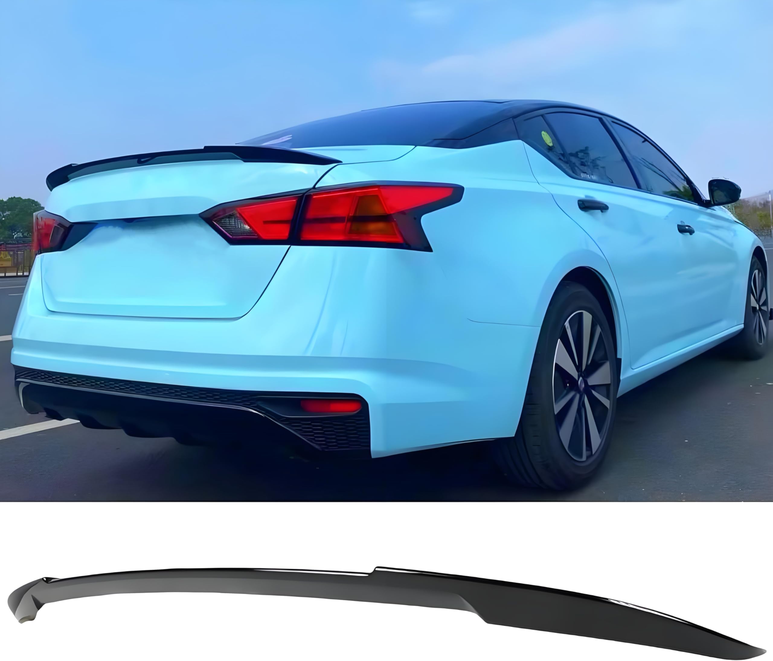 Amazon.com: SCITOO Plastic Front Lip Spoiler Fits for 2019 2020 2021 ...