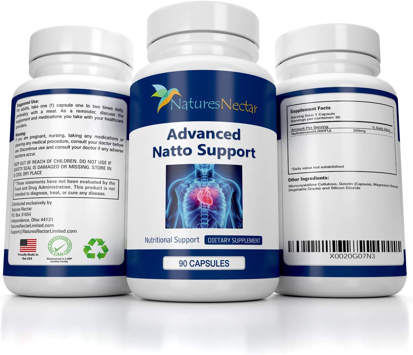 Amazon.com: VEGATOT Organic Nattokinase Complex 7,500mg - 10IN1 Formula ...