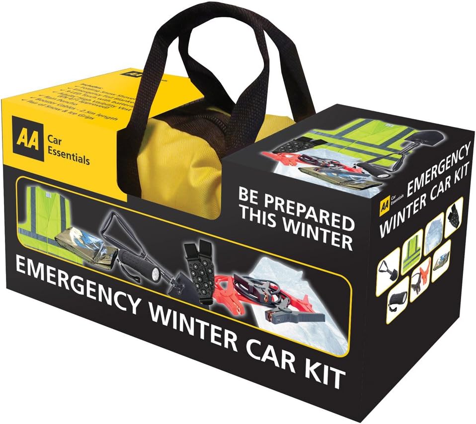 AA Emergency Winter Car Kit Comprehensive in Zipped Canvas Bag : Amazon ...