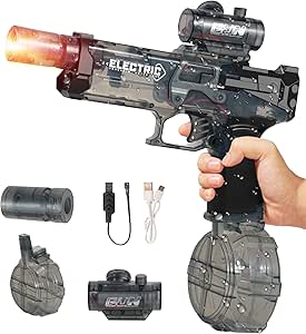 Amazon.com: Flame Light Fully Automatic Water Gun, 28-32 FT Range ...