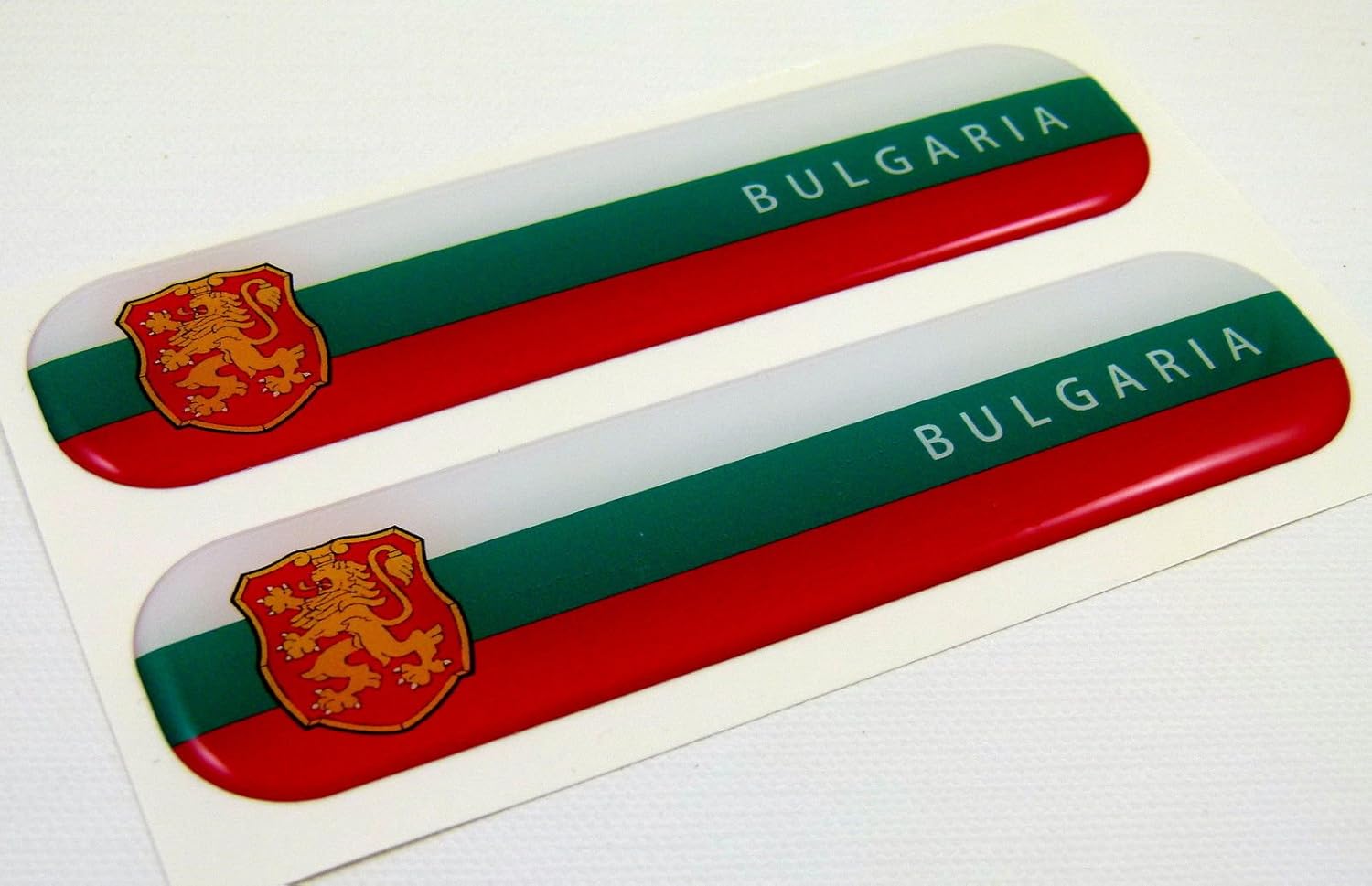 Amazon.com: Bulgaria Flag Domed Decal Emblem Car Flexible Resin Sticker ...