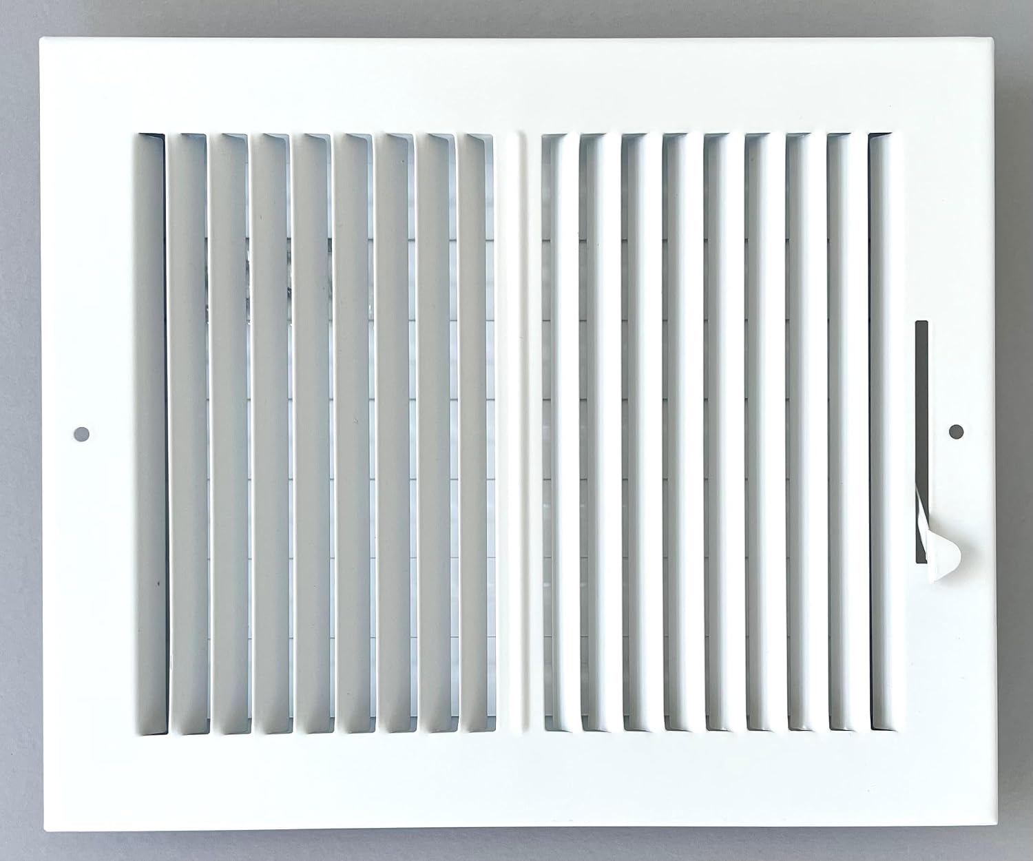 10"x 8" (Duct Opening Size) 2-Way Stamped Face Steel Ceiling/sidewall ...