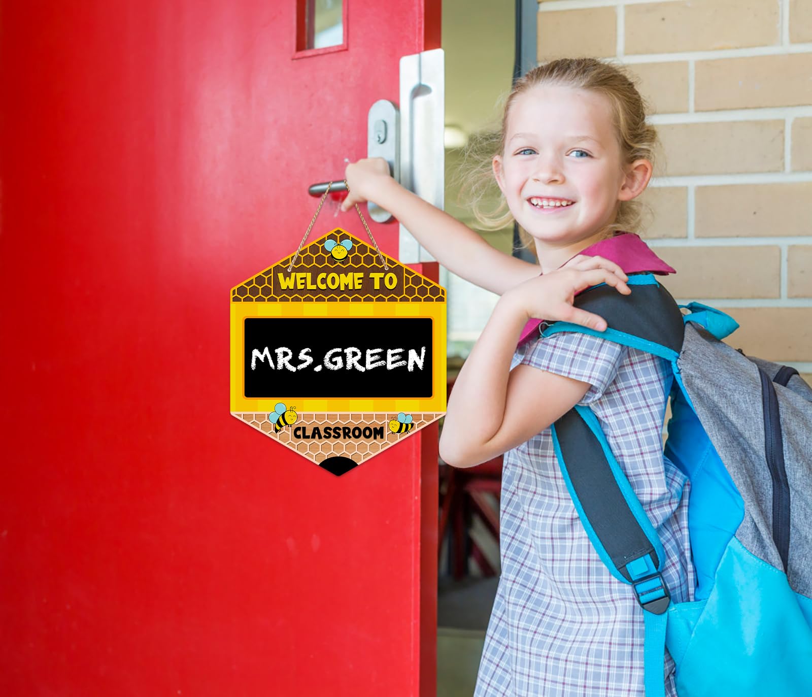 Snapklik.com : Personalized Welcome Door Sign For Classroom Decorations ...