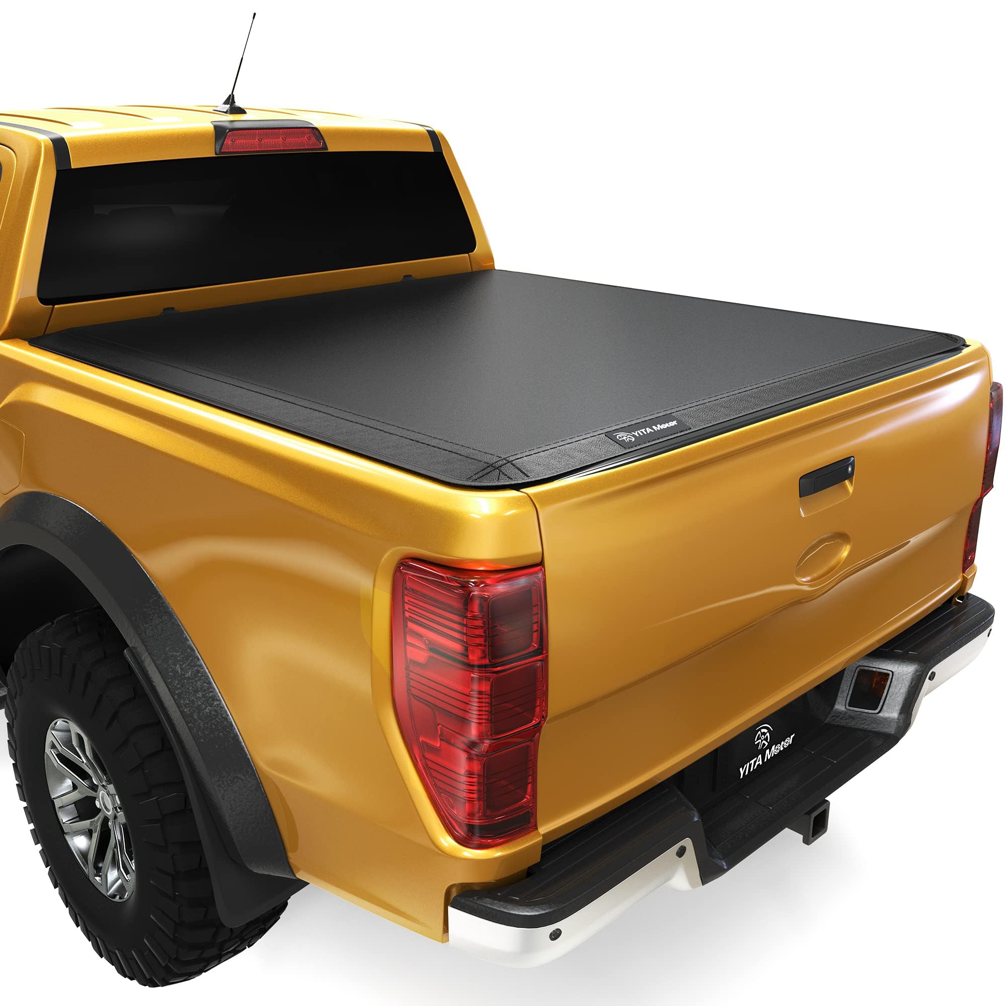 Snapklik.com : YITAMOTOR Soft Tri-fold Truck Bed Tonneau Covers Compatible