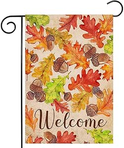 Amazon.com : LHSION Welcome Fall Garden Flag 12.5 x 18 Inch Autumn ...
