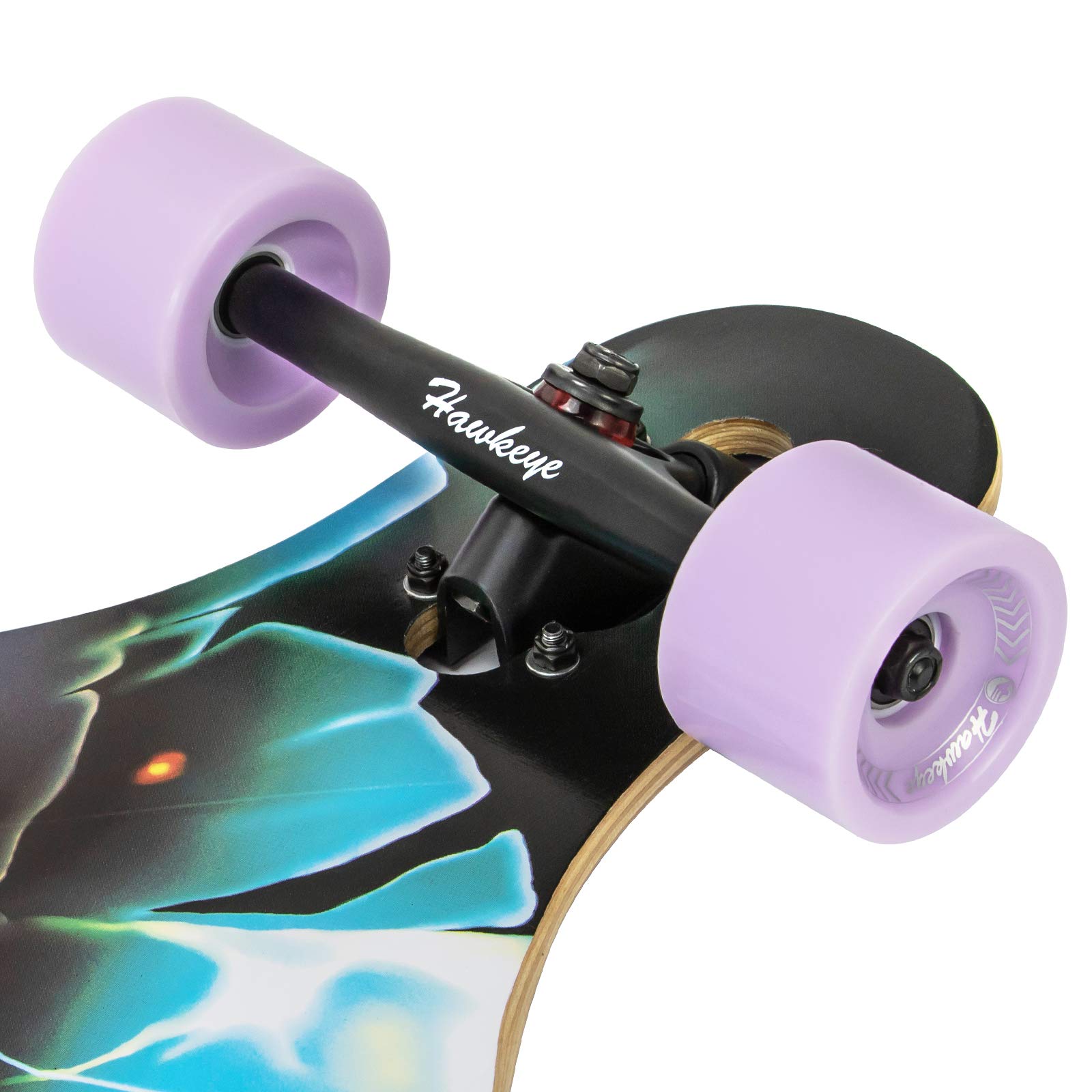Hawkeye 41 inch Freeride Longboard 8 Layer Canadian Maple Wood ...