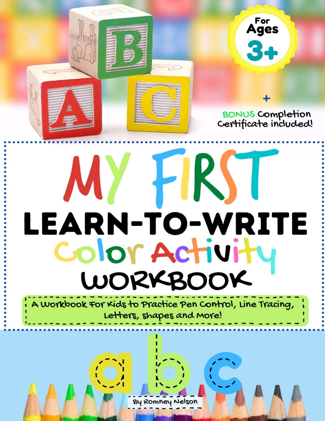 My First Learn to Write Color Activity Workbook: A Workbook For Kids to ...