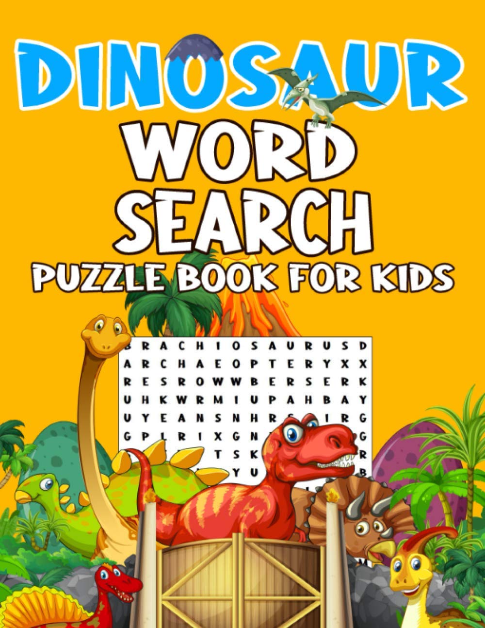 Dinosaur Word Search Puzzle Book for Kids: Dinausor book for kids ages ...