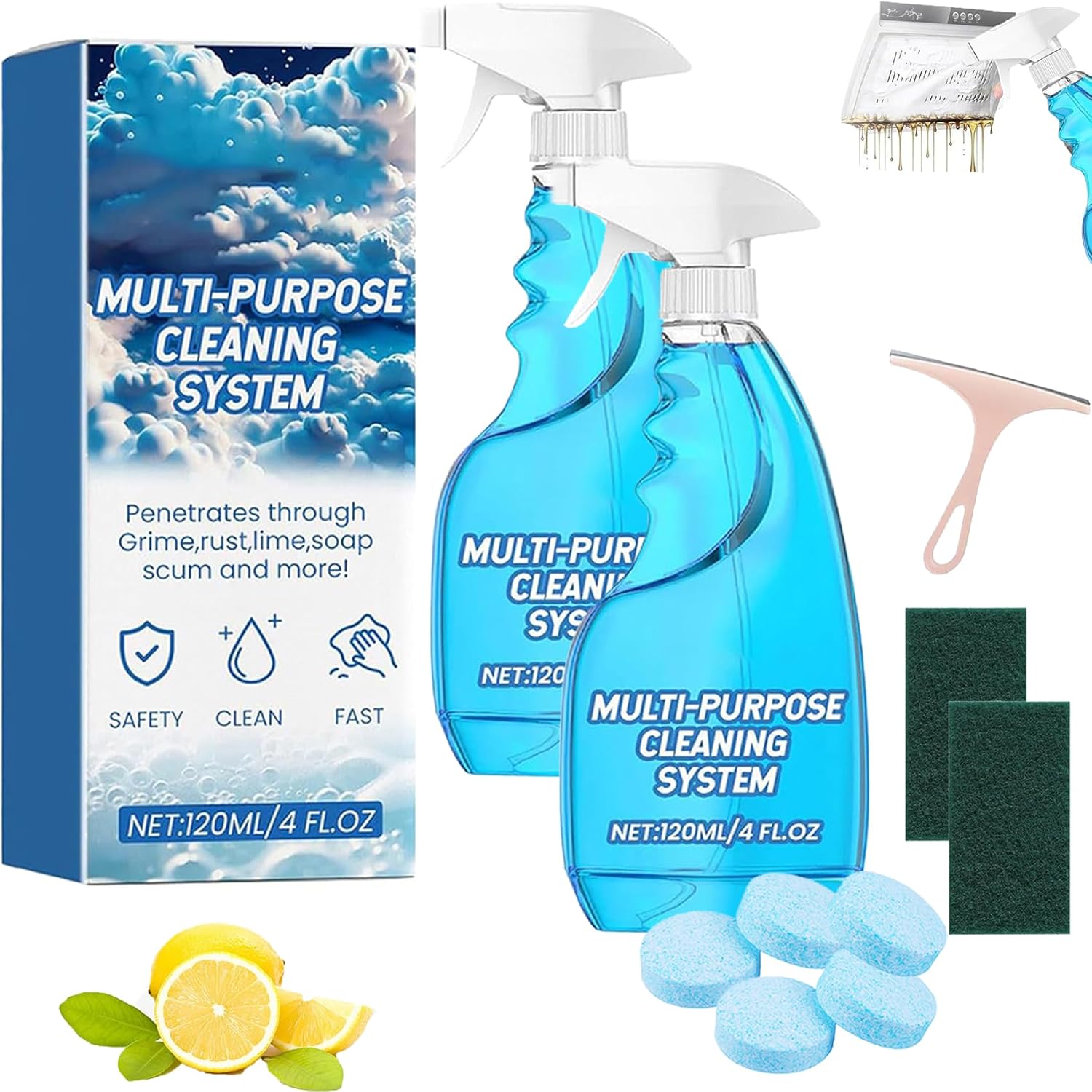 Amazon.com: Splash Spray Tablets & Spray Bottle, Splash Foam Spray ...