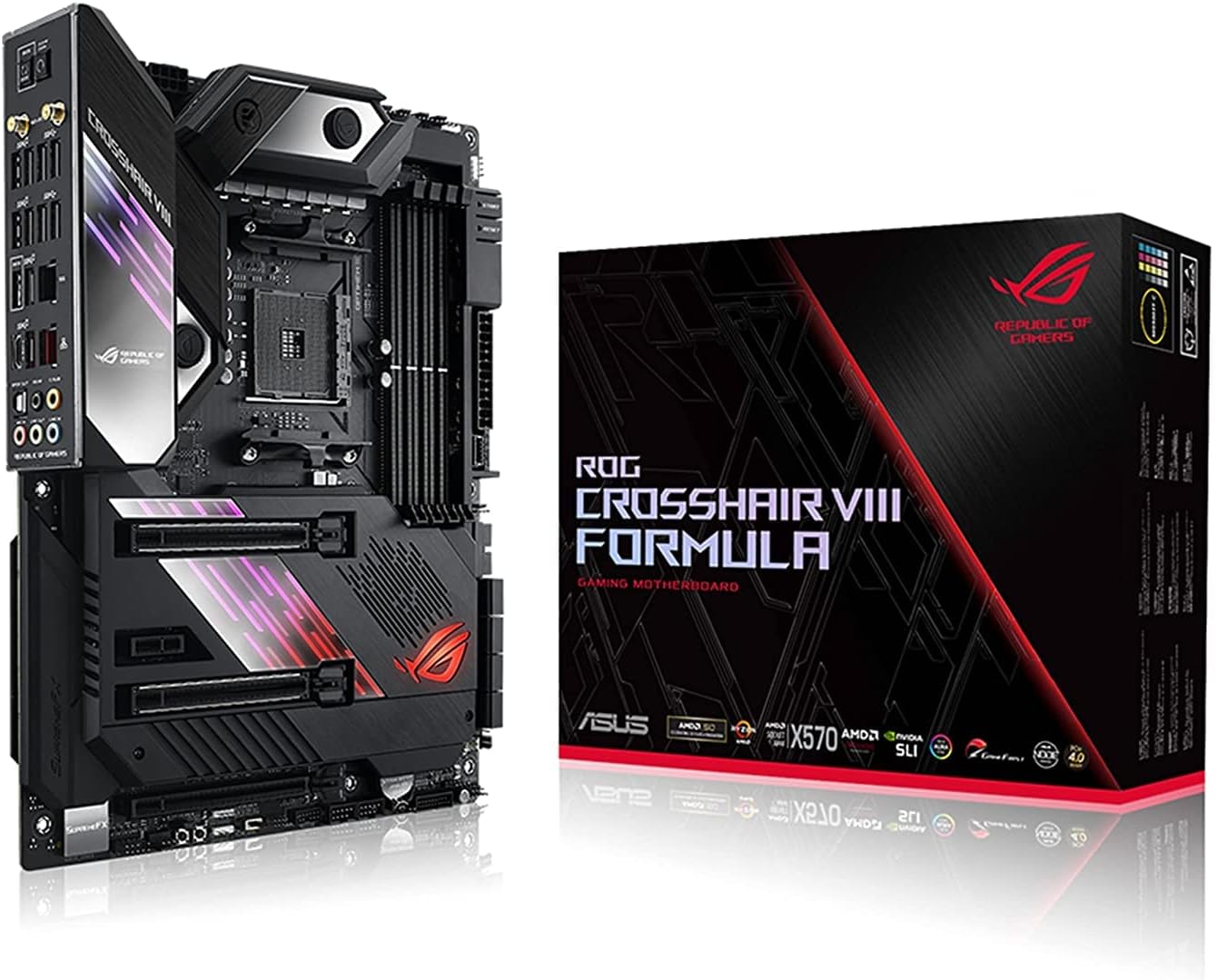 Amazon.com: Asus ROG (X570) Crosshair VIII Impact, AMD, AM4, Ryzen 3000, (Mini-DTX) SFF Gaming ...