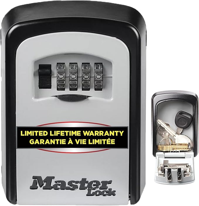 Master Lock Key Safe, 5401EURD, Wall Mounted, Medium, Strong Aluminium ...