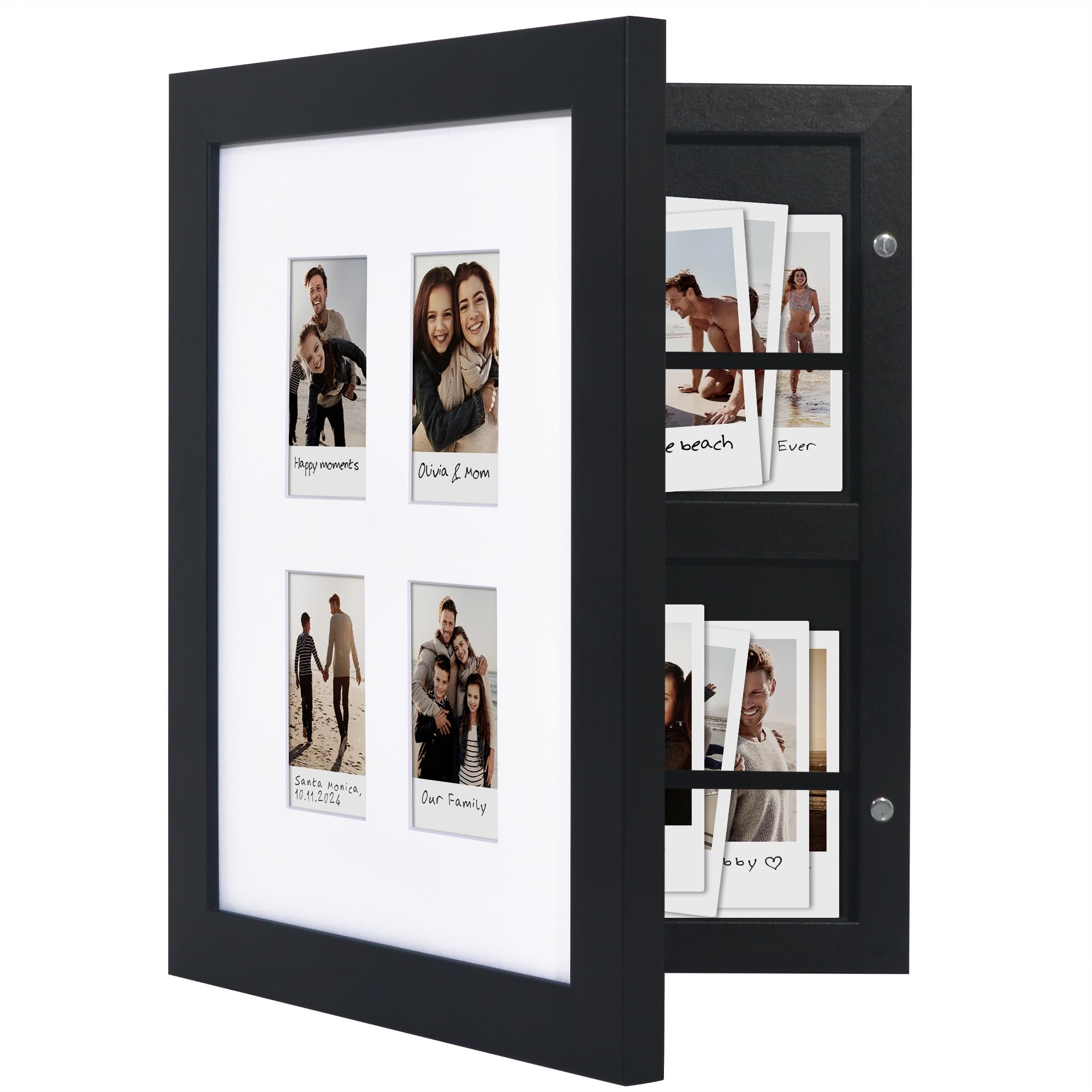 Amazon.com - Americanflat 9x11 Picture Frame with Storage - Fits Four ...