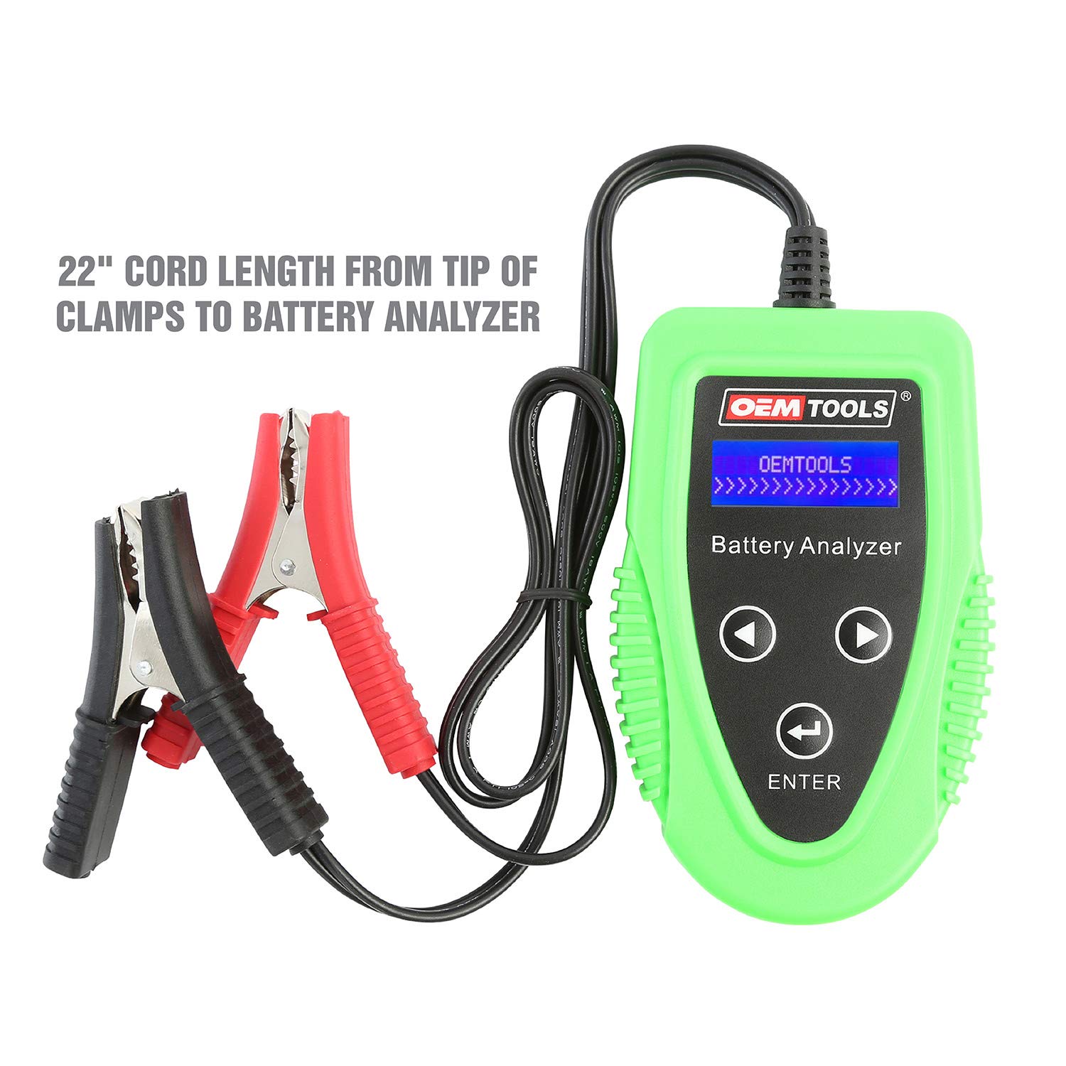 OEMTOOLS 24359 Digital Battery Analyzer, Heavy Duty Battery Tester ...
