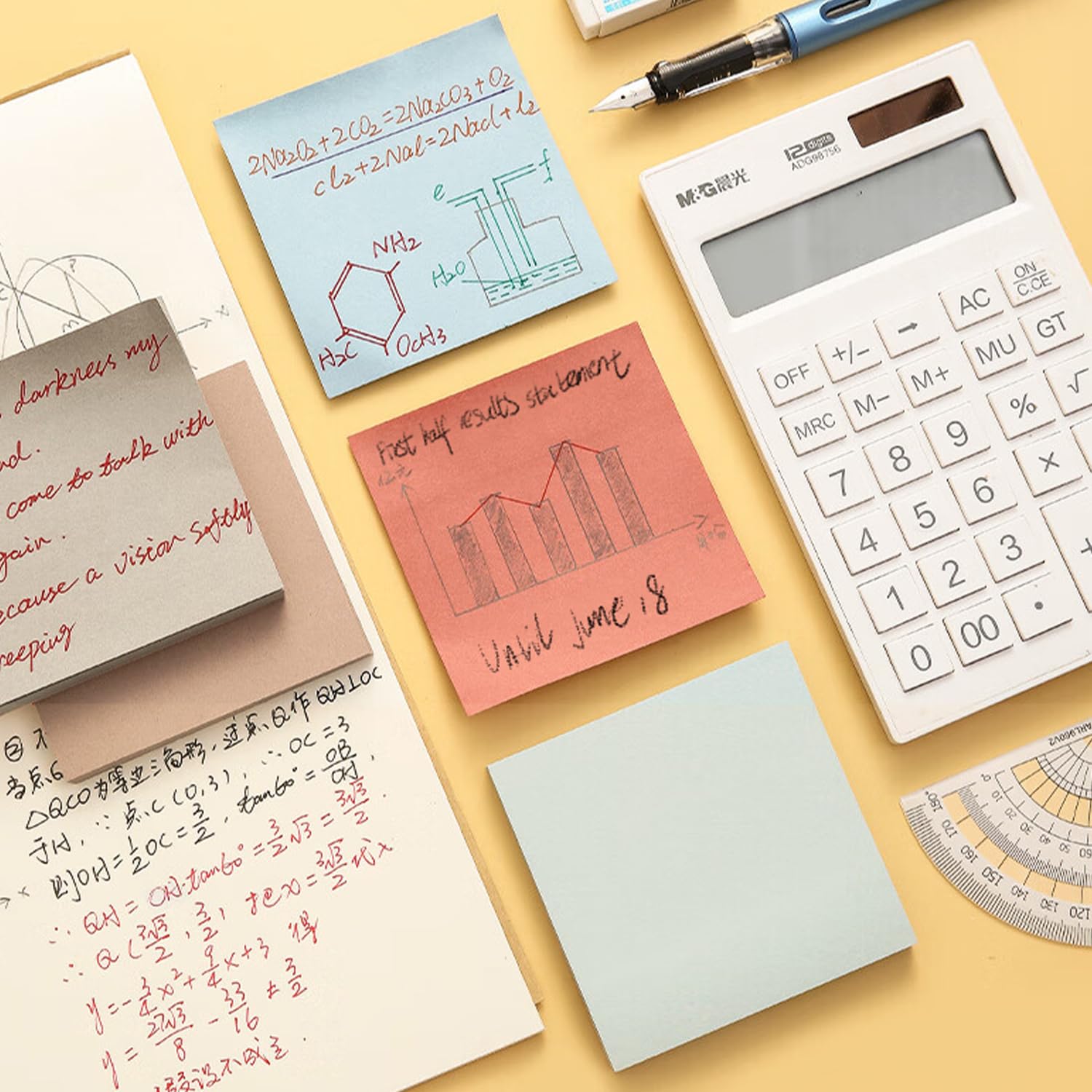 Snapklik.com : Sticky Notes, 5 Pads 400 Sheets, 3x3 Inch Post Its ...