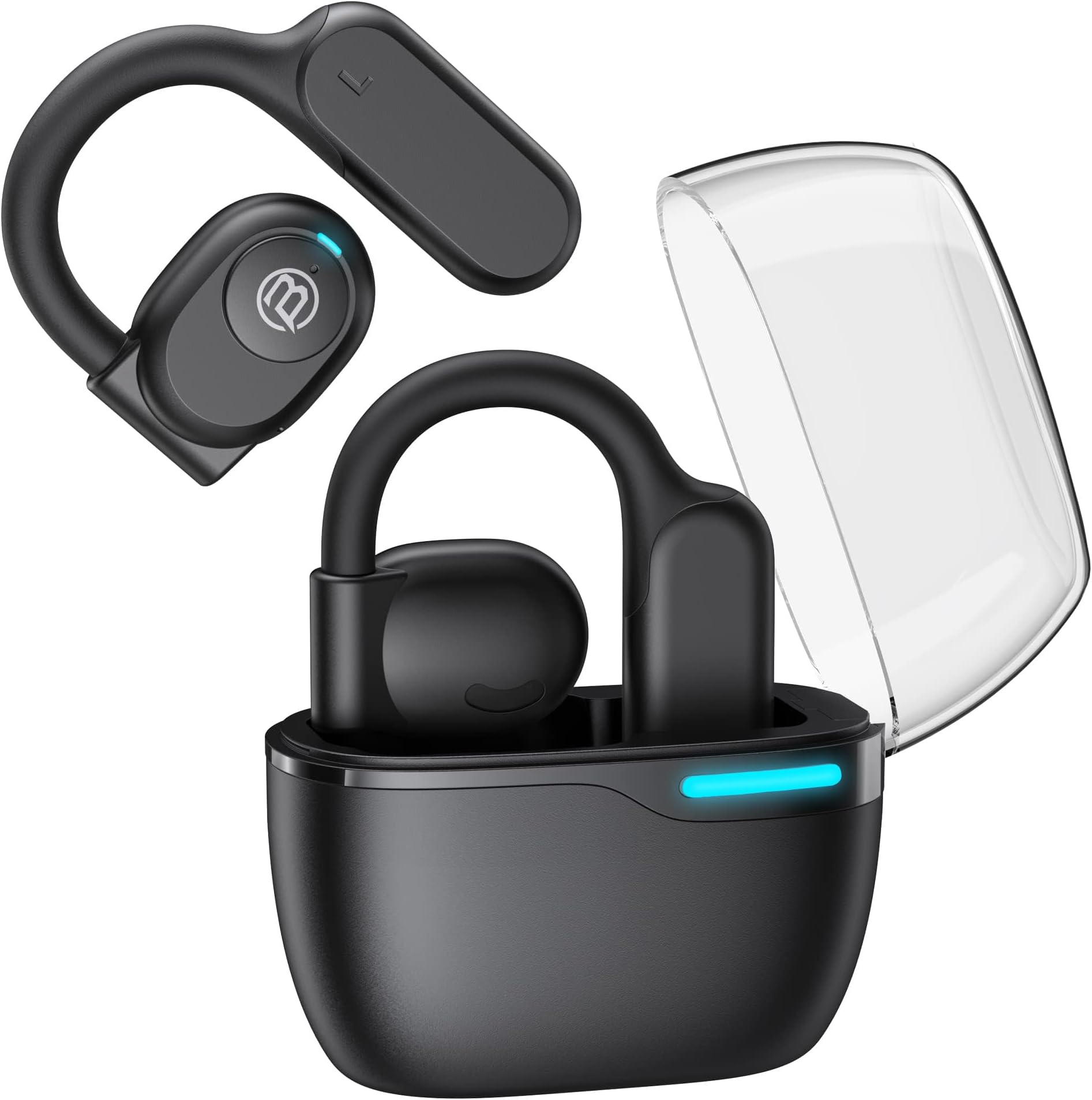 Amazon.com: BUGANI Open Ear Headphones Wireless Bluetooth Headphones ...