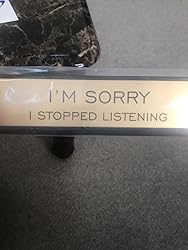 Amazon.com: Boss Lady Glitter Gold Novelty Desk Plate : Office Products