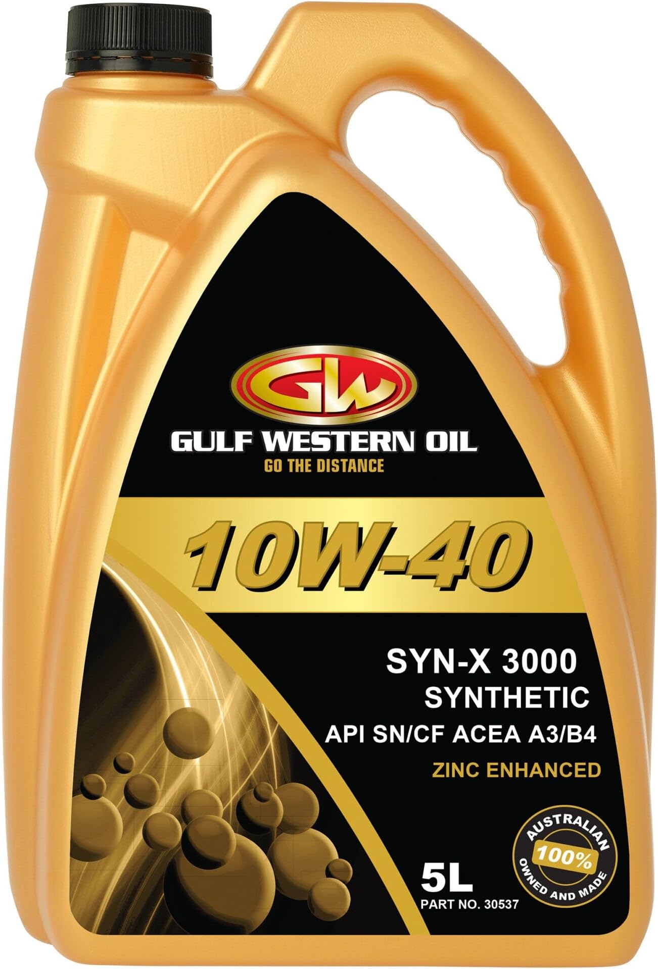 Gulf Western Oil SYN-X 3000 10W-40 Engine Oil 5 Liter : Amazon.com.au ...