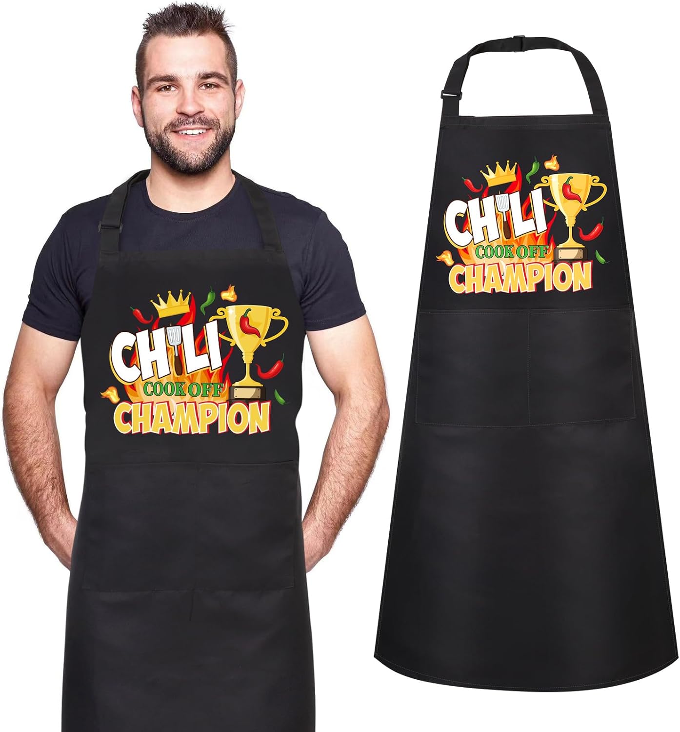 Amazon.com: Auidy_6TXD Chili Cook-Off Aprons, Original Designs Chili ...