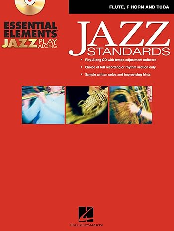 Amazon.com: Essential Elements Jazz Play-Along - Jazz Standards: Flute ...