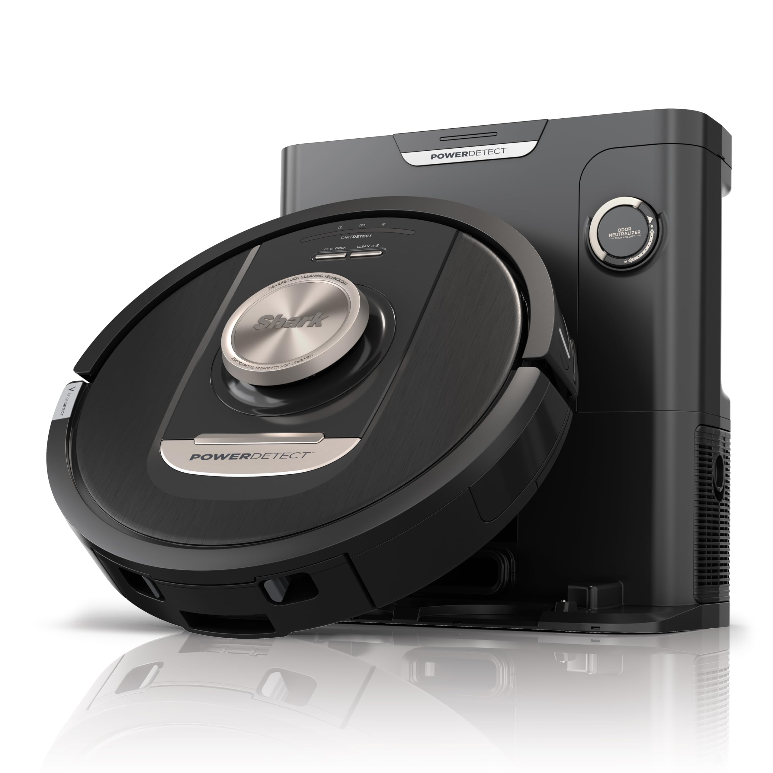 Shark PowerDetect Self-Empty Robot Vacuum Cleaner with 3D & LiDAR ...