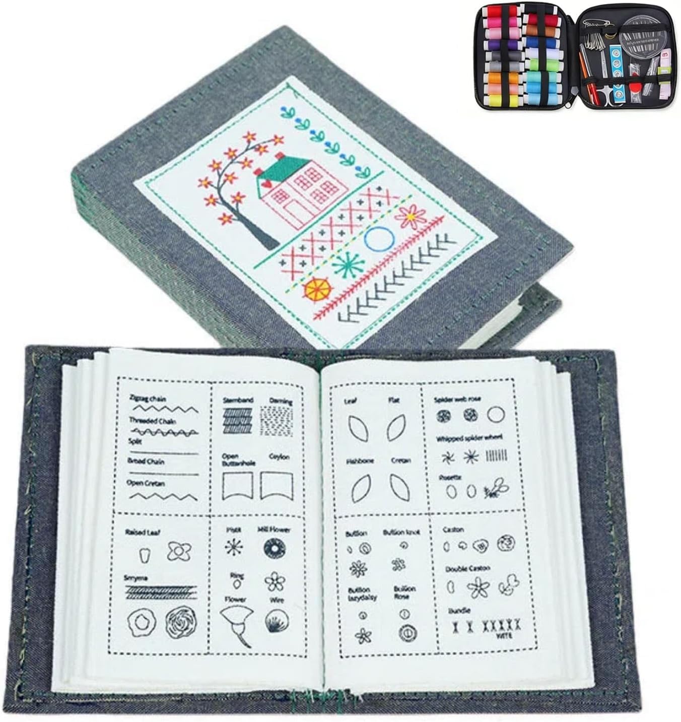 Amazon.com: Embroidery Practice Book, 2026 New Embroidery Sampler Book ...
