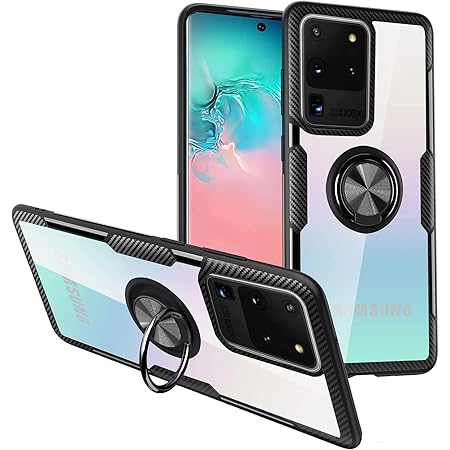 REALCASE Samsung S20 Ultra Back Cover | Clear Hybrid Shock Proof Carbon ...