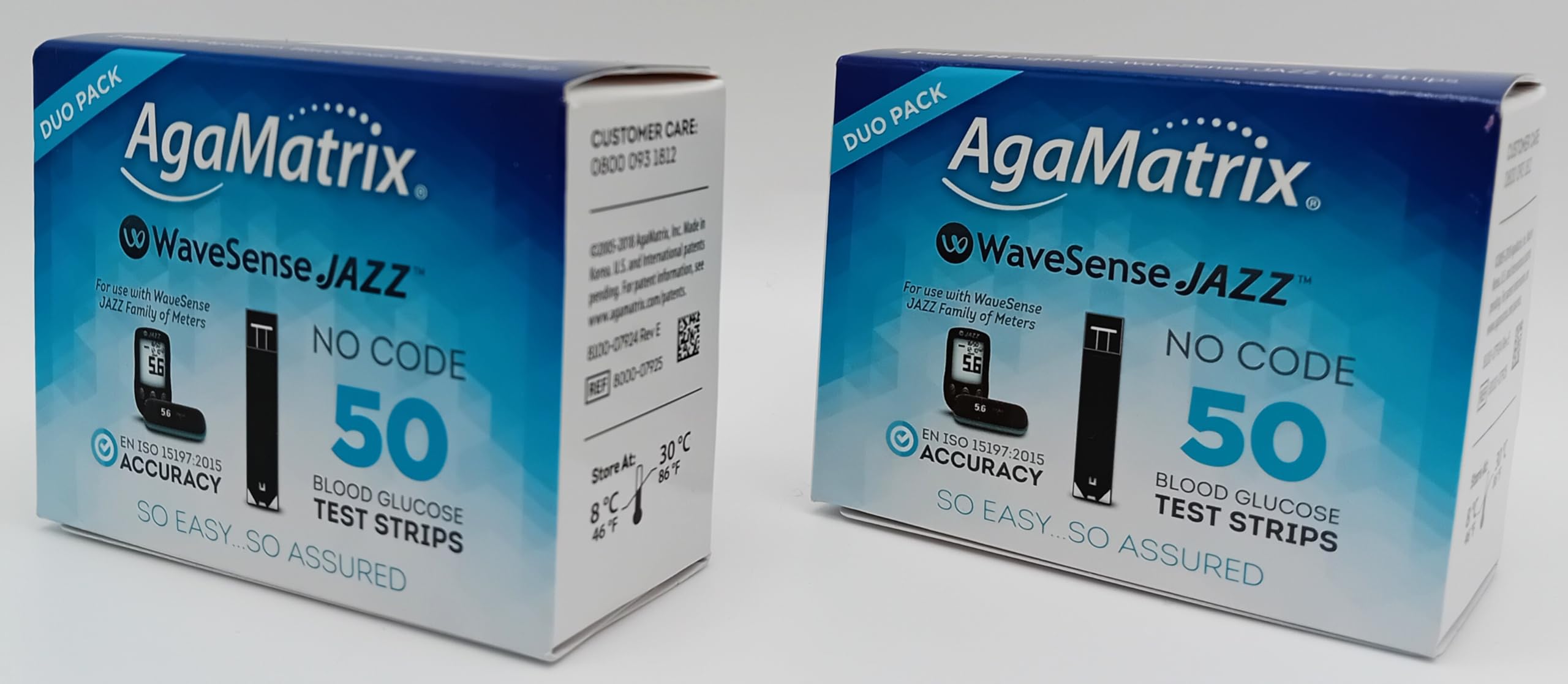 WaveSense Jazz Duo Test Strips - Box of 50 x2 (100 Strips) | Accurate ...