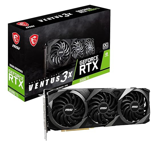 Amazon.in: Buy MSI GeForce RTX 3080 Ti Ventus 3X 12 GB GDDR6 OC ...