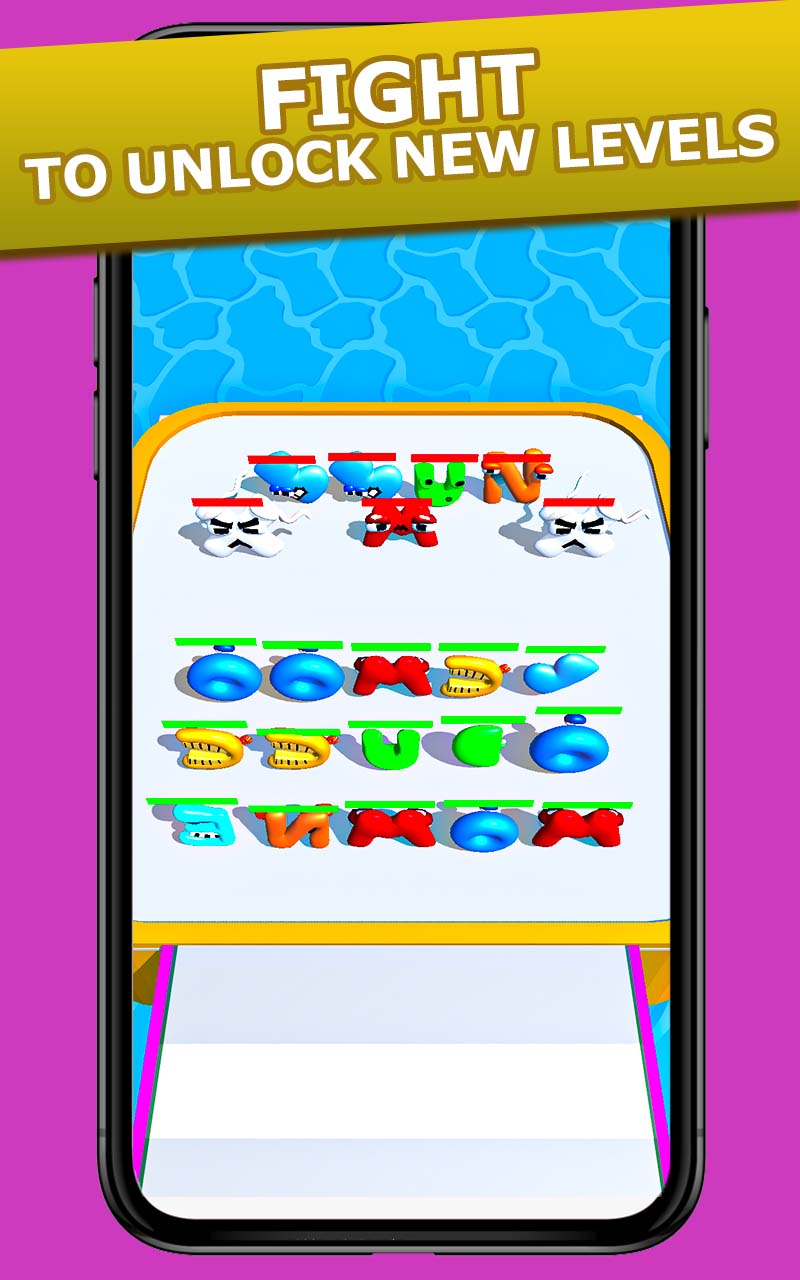 Alphabet Lore Merge Battle Master 3D: Letter Fusion Monster Fight Game ...