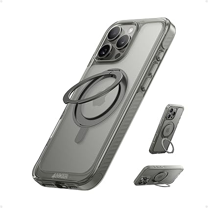 Amazon.com: Anker Ultra Magnetic for iPhone Case with Sturdy 360° Ring ...