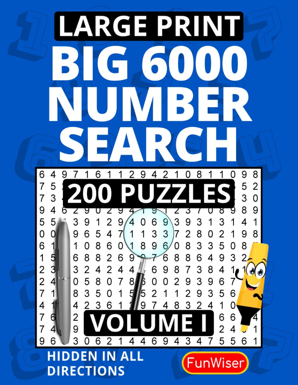 Amazon.com: Number Search Puzzles for Adults, Seniors, Young Adults and ...