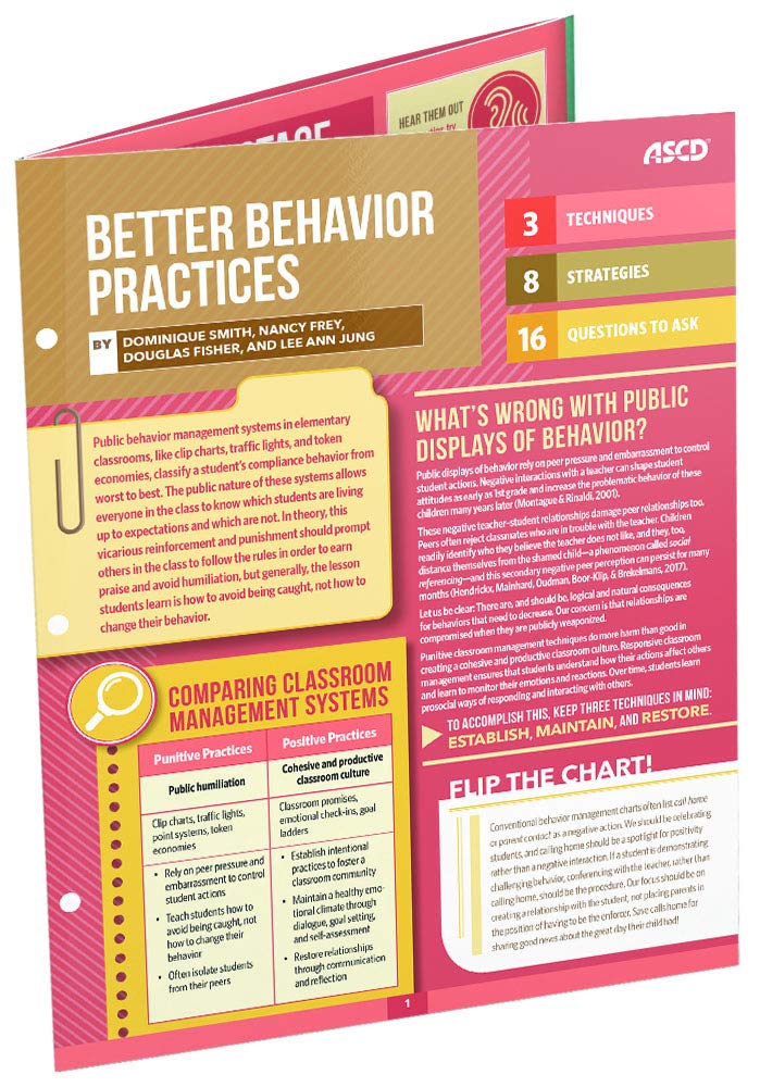 Better Behavior Practices (Quick Reference Guide) | Amazon.com.br